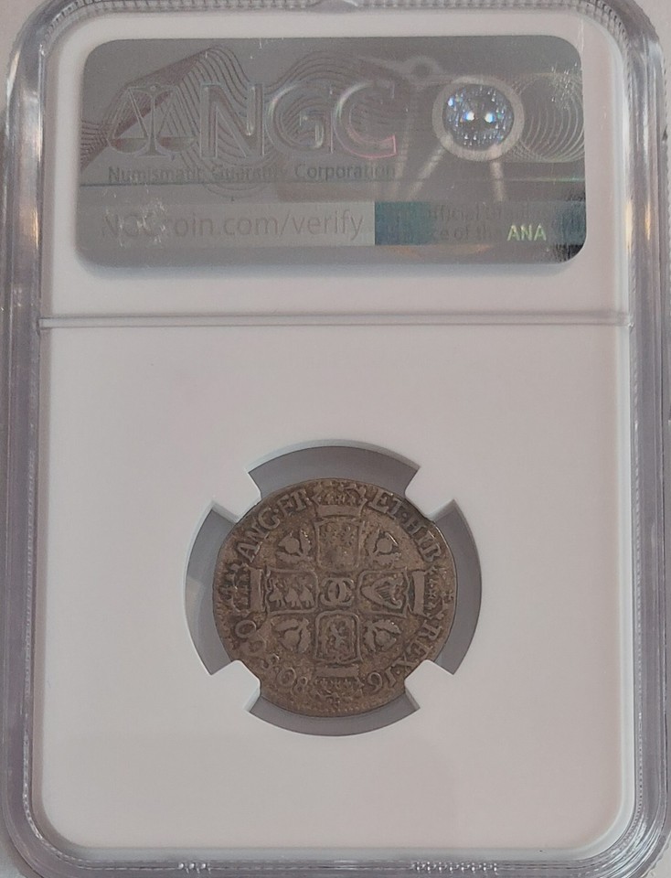 SCOTLAND 1680 Charles II 1/8 Dollar Scarce FINEST Graded NGC F12 - POP ...