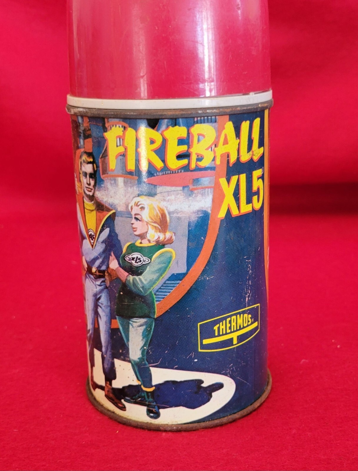 Vintage 1964- FIREBALL XL5- METAL LUNCHBOX & THERMOS- SPACE- ROBOTS | eBay