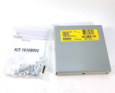 Box 16 Hoffman F44GCPNK Closure Plate Lay In Wireway without Knockouts ...