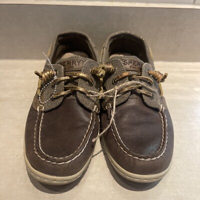 Sperrys Sts80607 Womens Leather Boat Shoes Size 7m | eBay