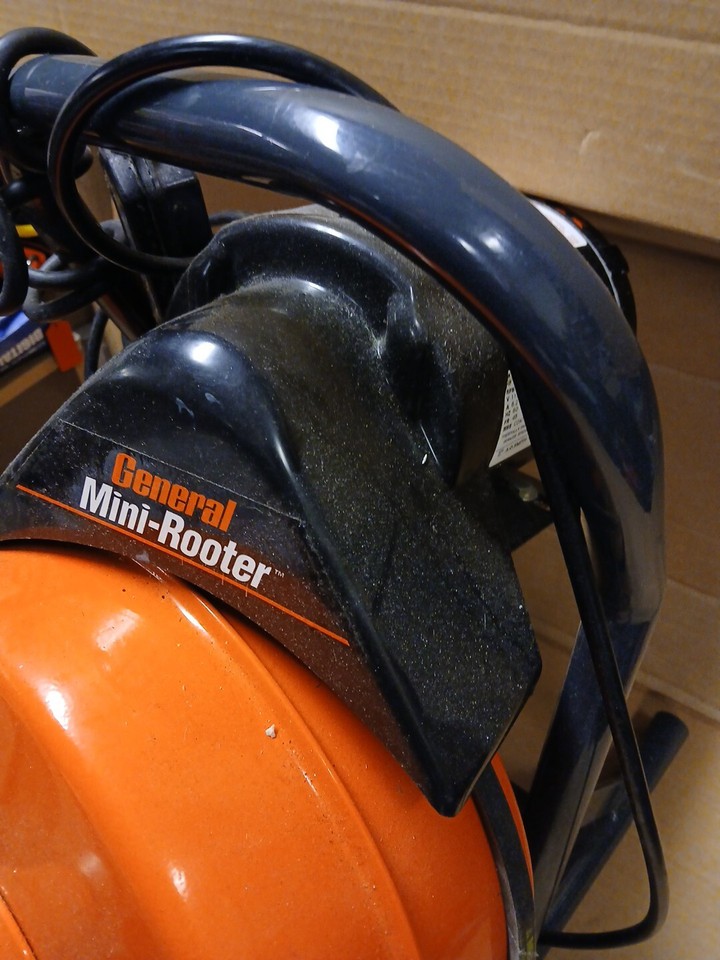 NEW! GENERAL PIPE CLEANERS MINI-ROOTER, MR-A, 50' x 3/8" CABLE ...