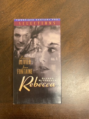 Rebecca VHS Alfred Hitchcock, Laurence Olivier, Joan Fontaine B&W ...