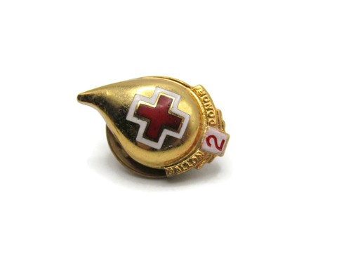 American Red Cross Pin 2 Gallons Blood Donation Gold Tone | eBay