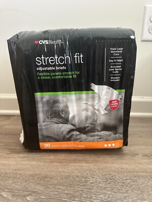 CVS Health Stretch Fit Adjustable Briefs Unisex Large/Extra Large | eBay