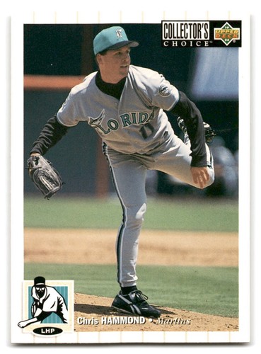 Chris Hammond 1994 Collector's Choice Baseball #362 Florida Marlins | eBay
