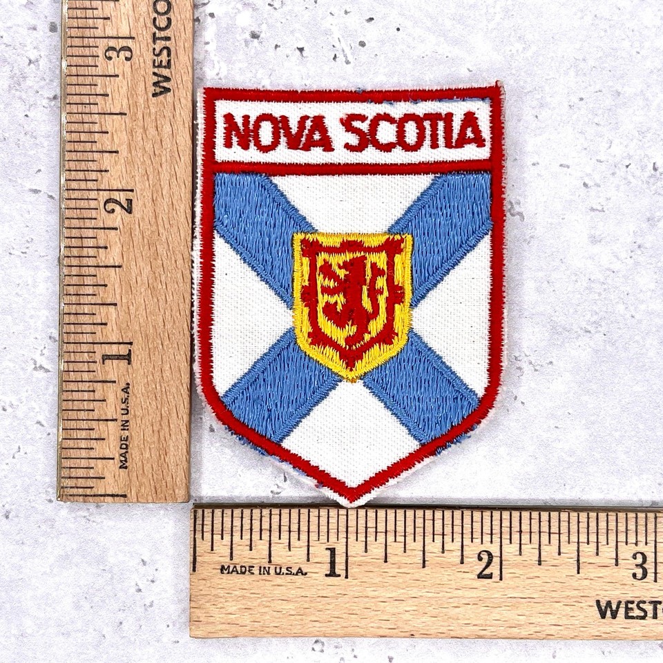 Vintage Nova Scotia Patch • Flag Canadian Province Souvenir • Sew-On | eBay