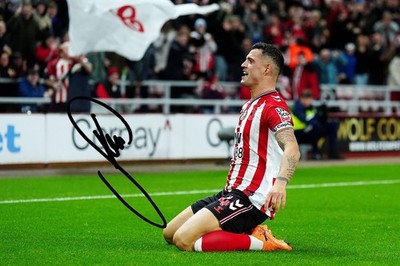 Granit Xhaka Signed Pre Print Autograph 6x4 PHOTO Sunderland Gift | eBay