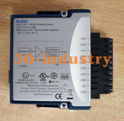 1PCS USED FOR NI 9263 Analog Output Module NI 9263 779012-01 (90days ...