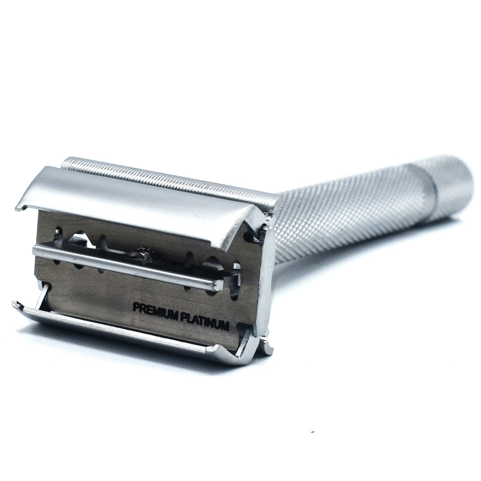 Parker 74R Satin Chrome Butterfly Open Safety Razor 5 Double Edge Razor ...
