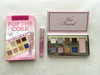 Too Faced Pop The Cork Set (Eyeshadow Palette + Lip Plumper) LIMITED ...