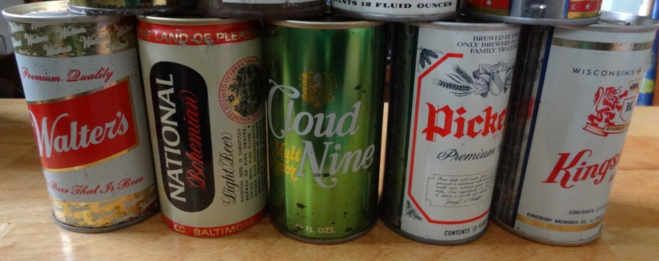 Beer Cans Lot , steel and aluminum 12 beer can total | eBay