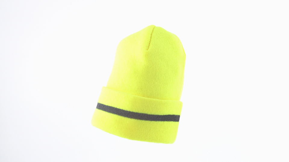 Safety Beanie Hat - Knitted with Reflective JORESTECH | eBay