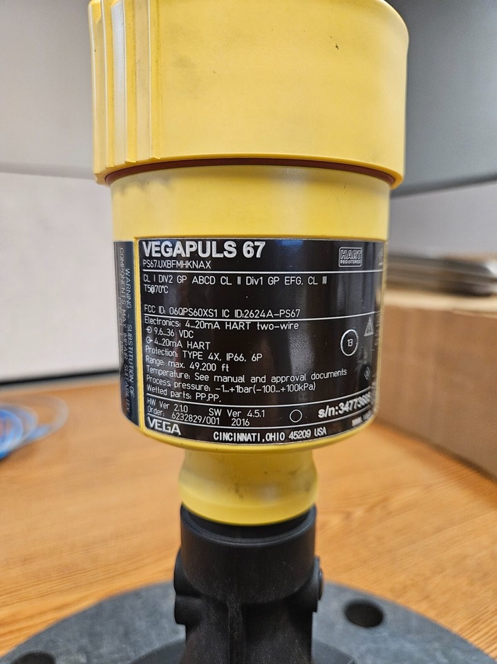 VEGAPULS 67 Radar Level Transmitter Sensor | eBay