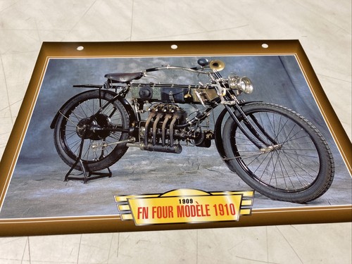 FN 500 Oven Model 1910 1909 Card Sheet Motorcycle Passion Collection ...