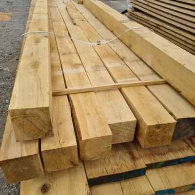 Solid Oak Posts Oak Beams 4"x4" 100mmx100mm Fence Posts European/French ...