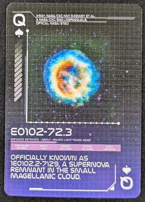 E010Z Supernova Across The Universe Space NASA Playing Card #Q (NM) | eBay