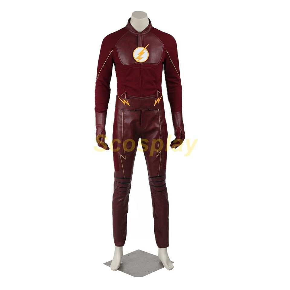 Barry Allen The Flash Costume The Flash outfit Cosplay Suit | eBay