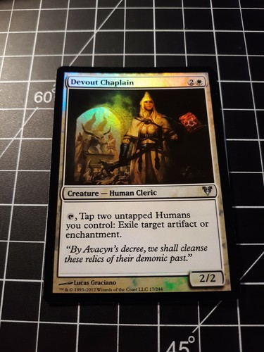 Devout Chaplain FOIL Avacyn Restored White Uncommon MAGIC CARD | eBay