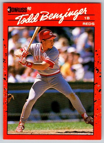 1990 DONRUSS TODD BENZINGER CINCINNATI REDS #257 | eBay