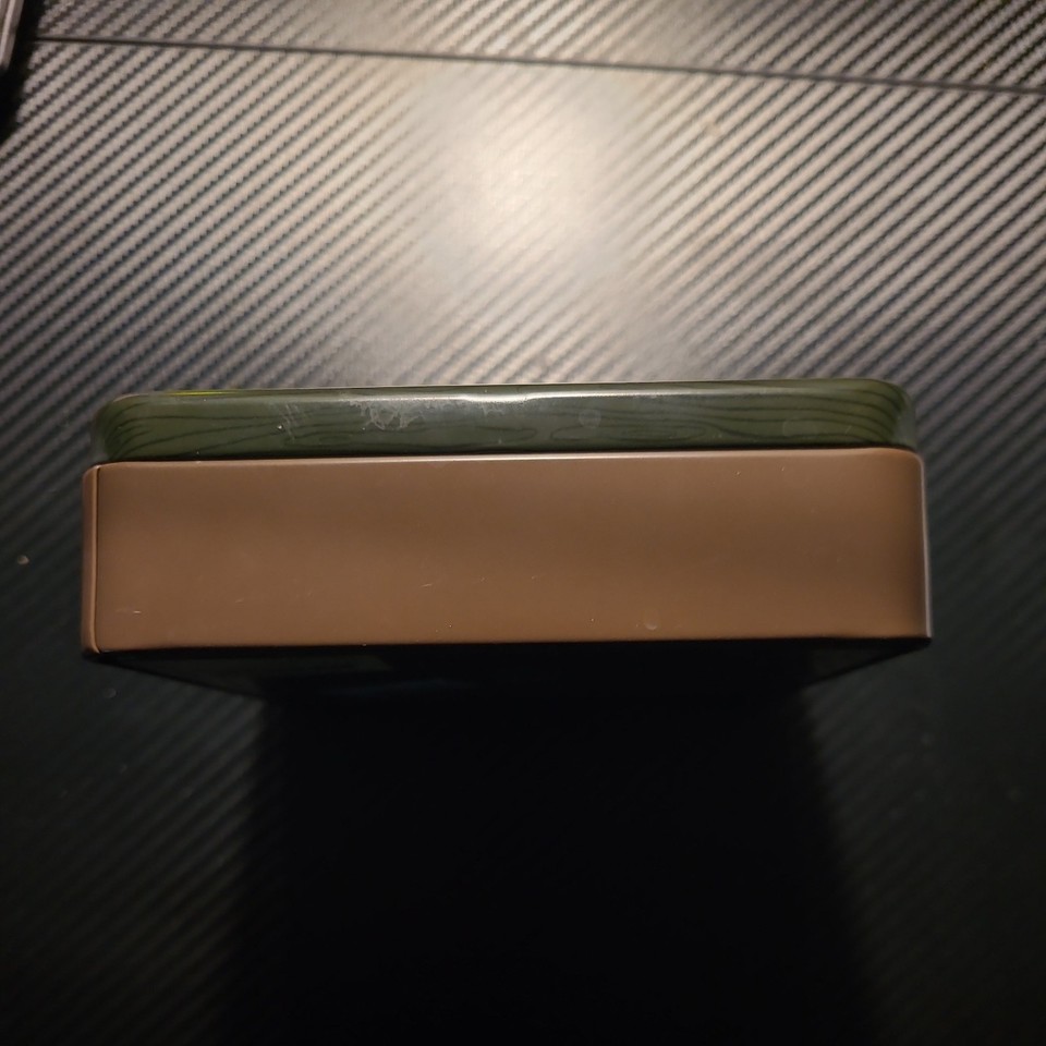 Authentic Fossil Long Live Vintage Square Tin Box 2012 Storage Trinket ...