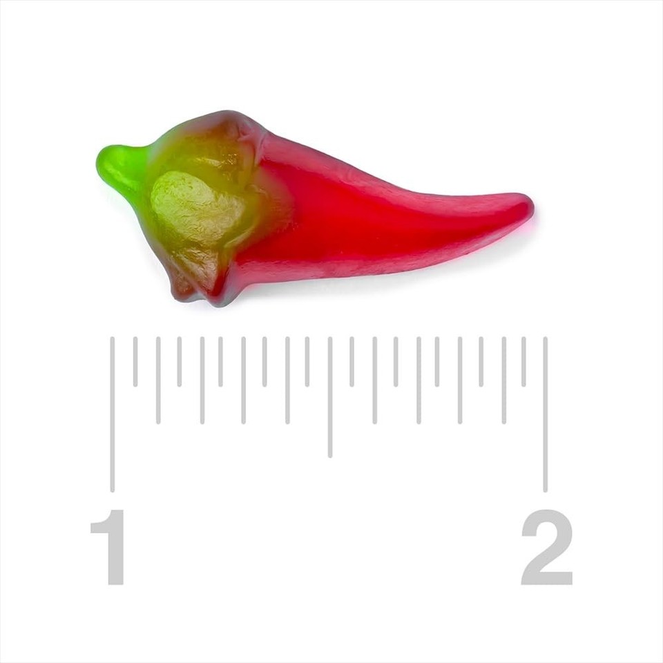 Bayside Candy Gummy Hot Chili Peppers - Gummy Shaped Red Hot Chili ...