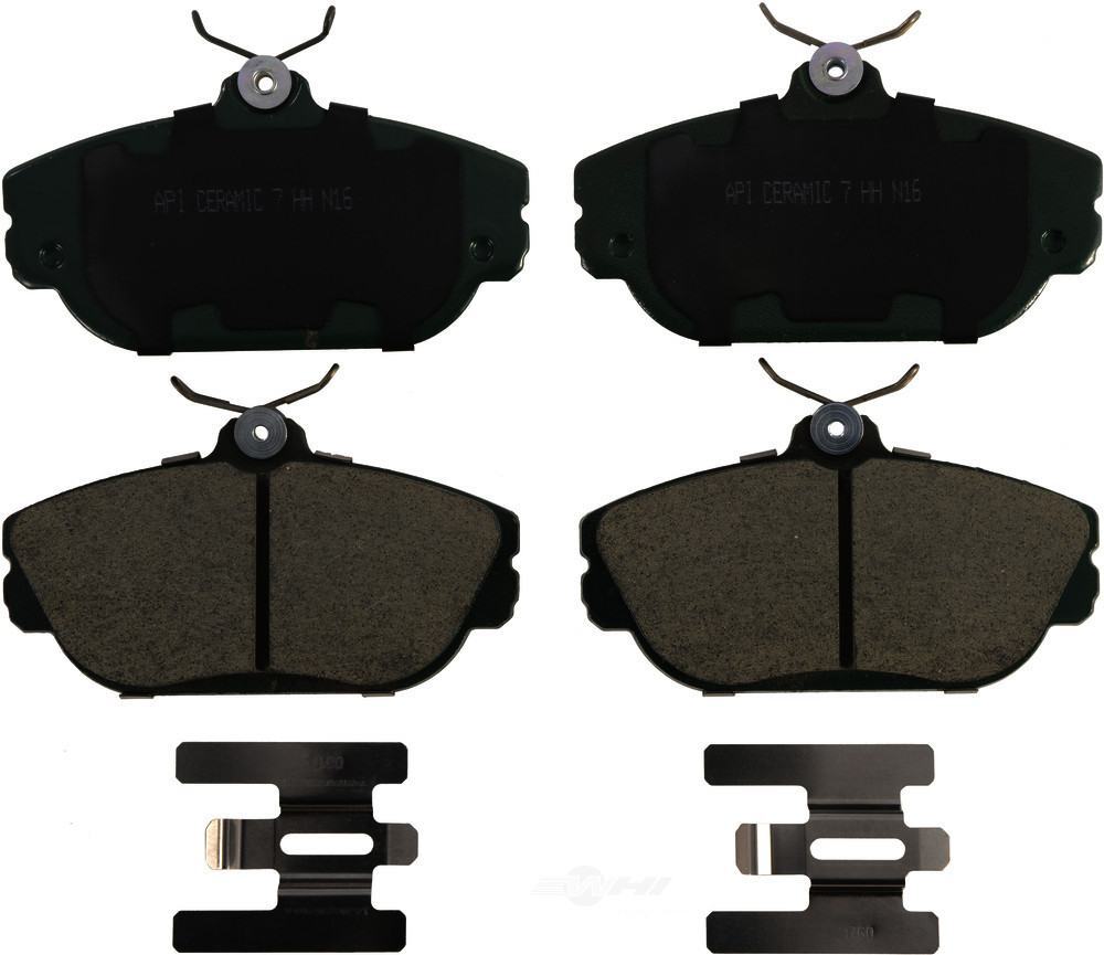 Disc Brake Pad Set-PCT Ceramic Disc Brake Pad Front Autopart Intl 1412 ...