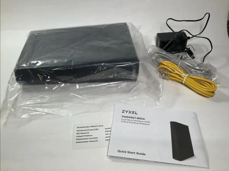 Zyxel VMG4927-B50A Dual-Band Wireless AC2300 VDSL2 Bonding Gateway. NEW ...