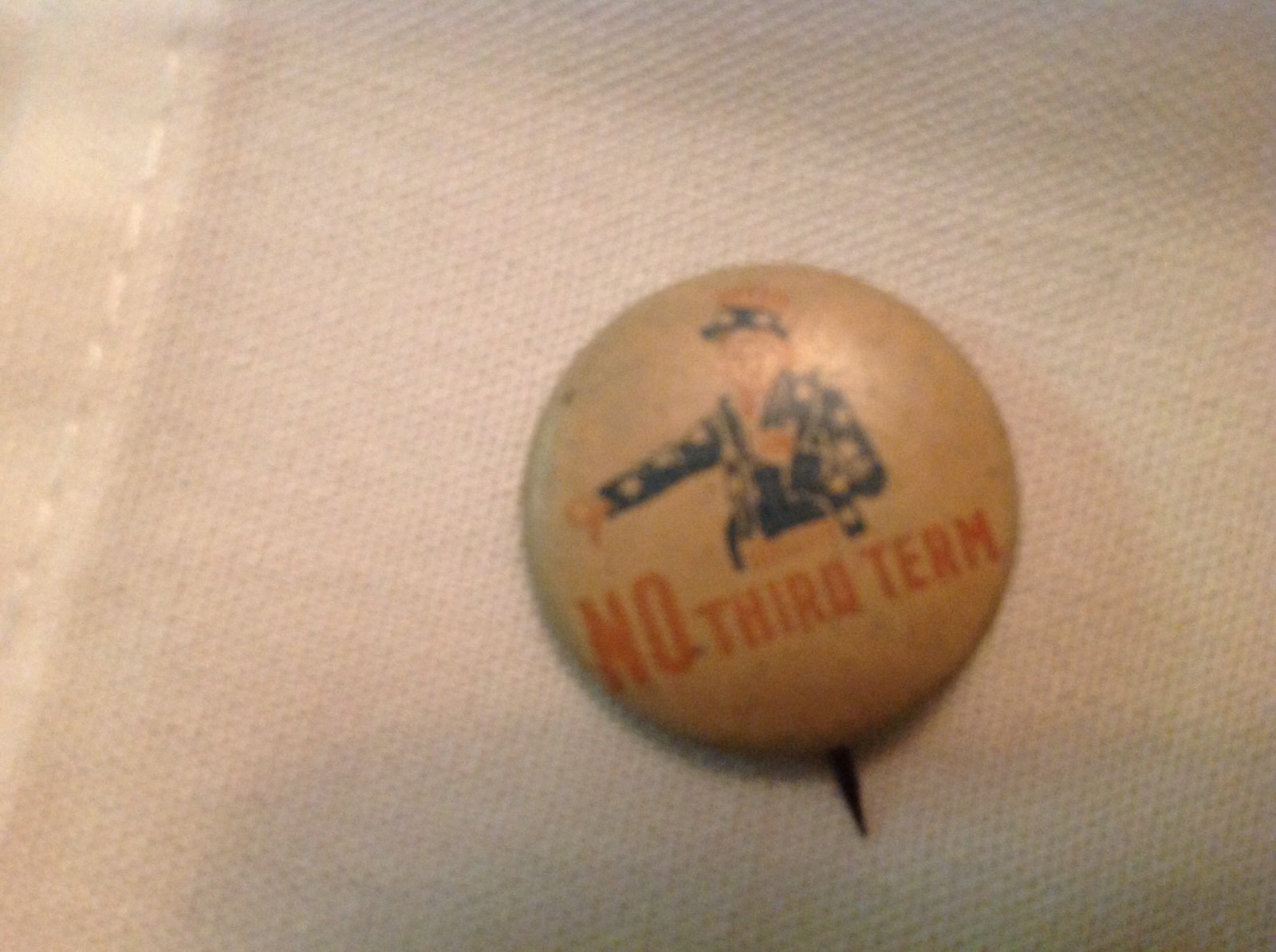 2 Different "No Third Term" Political Pin back Buttons, FDR | eBay