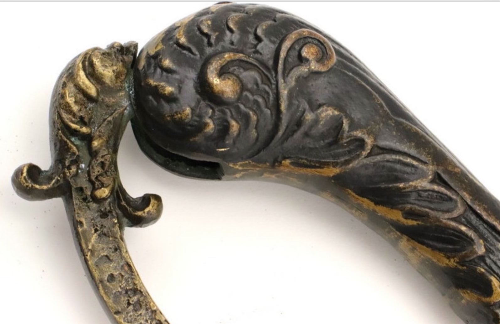 Rare American Revolution Hanger Cutlass Sword engraved beautiful Brass ...