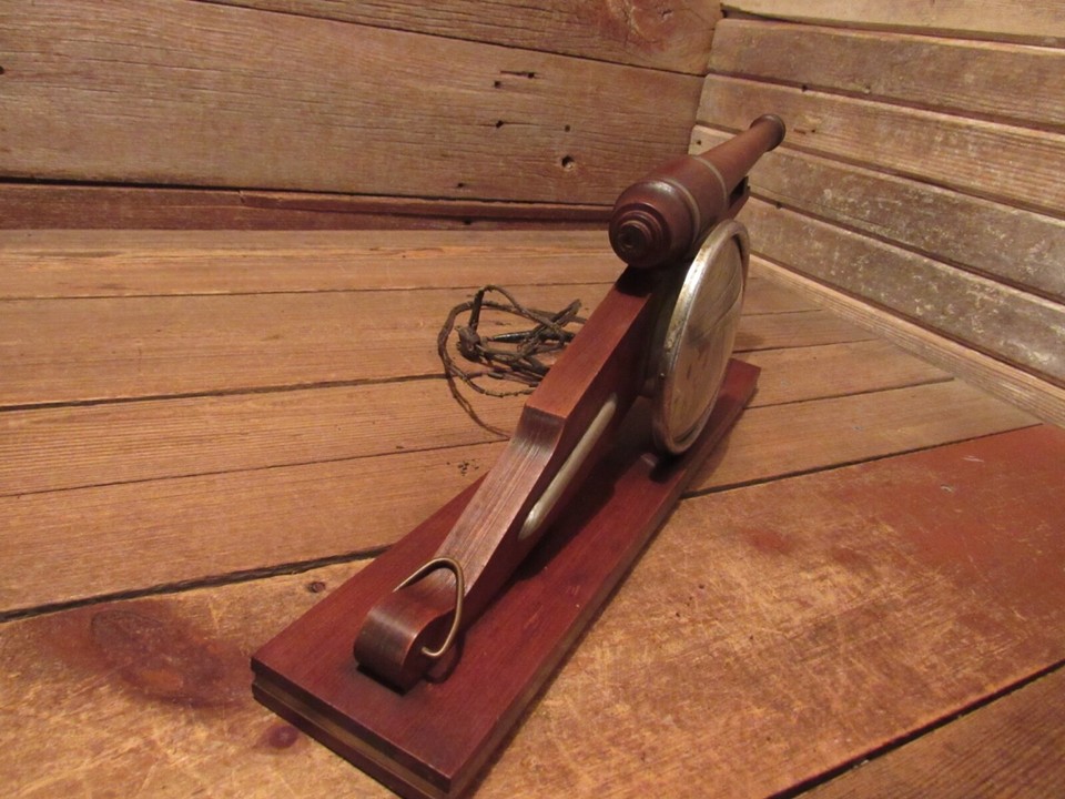 Vintage 1940's Artillary Military Cannon Clock by Howard Clock Company ...