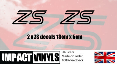 2x FORD FIESTA ZETEC S ZS DECAL/STICKER | eBay UK