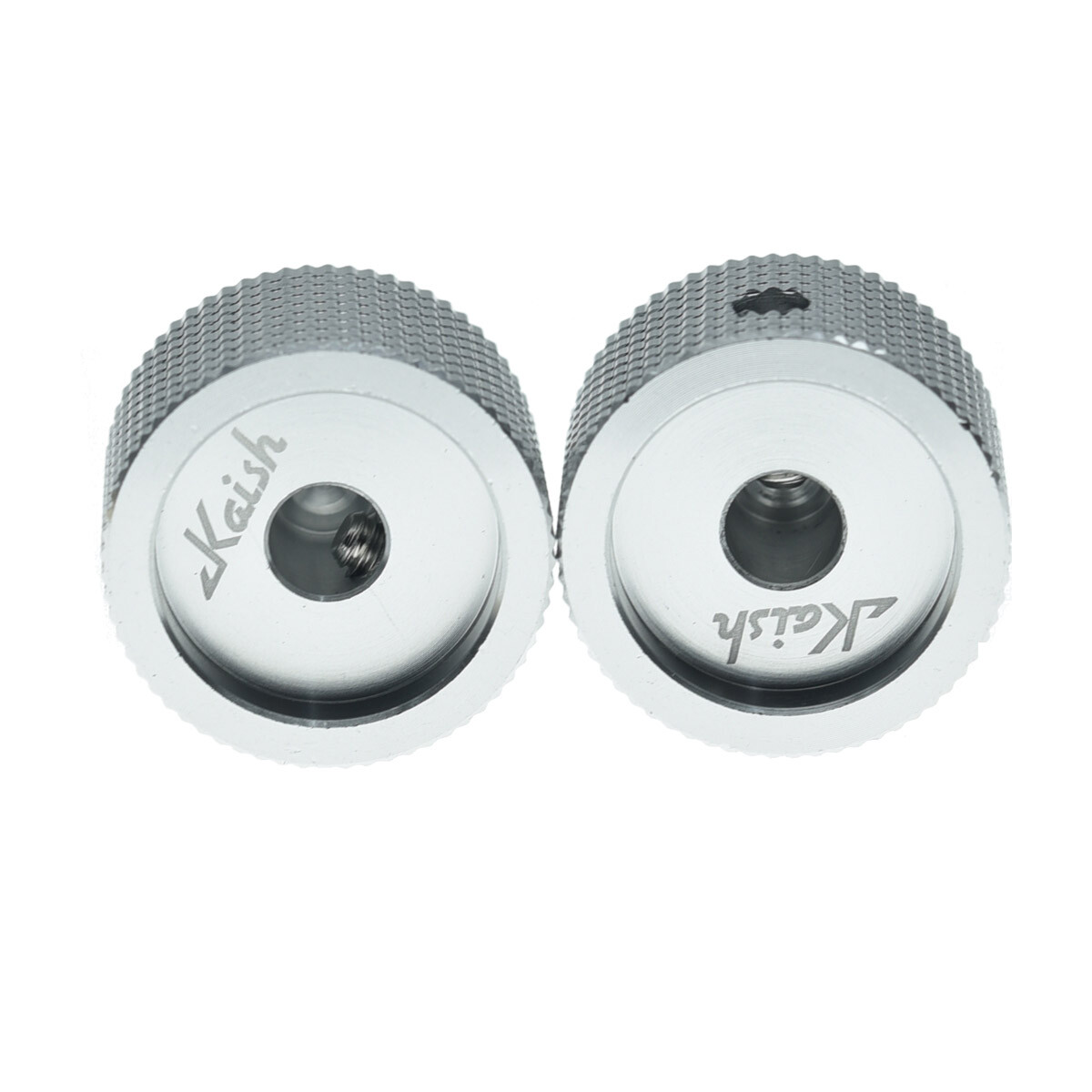 4pcs 25mm Diam. Metal Aluminium Pot Knob 1/4" Knobs for Guitar/Bass ...