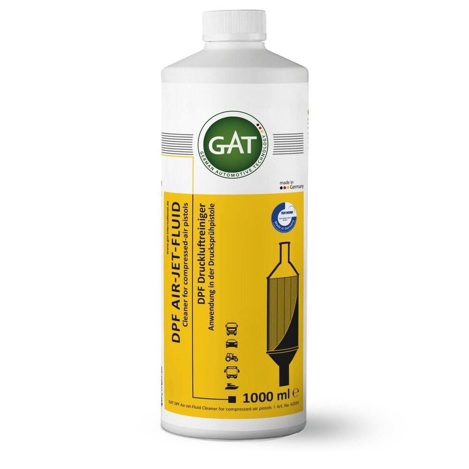 Premium GAT DPF System Cleaning Fluid, 1L - Diesel Particulate Filter ...