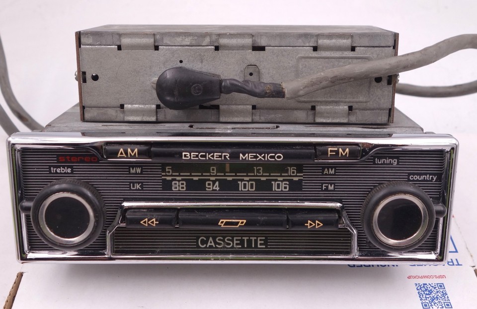 Mercedes W116 W123 R107 Becker Mexico Radio Cassette Vintage OEM | eBay