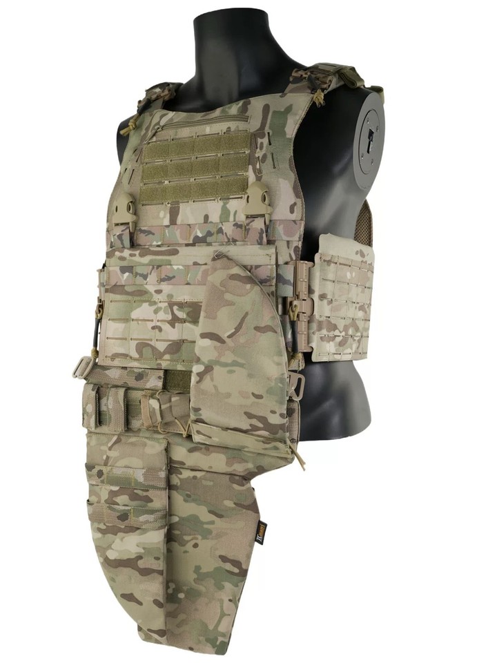 Hot Tactical Vest groin Protector Molle Jockstrap Panel Belly abdominal ...