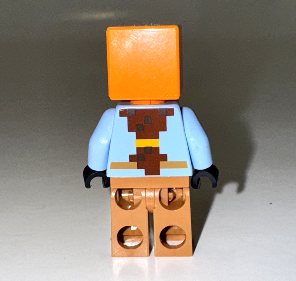 Lego Minifigure Minecraft Armorsmith Jack-O’-Lantern Heads Swap Cleaned ...