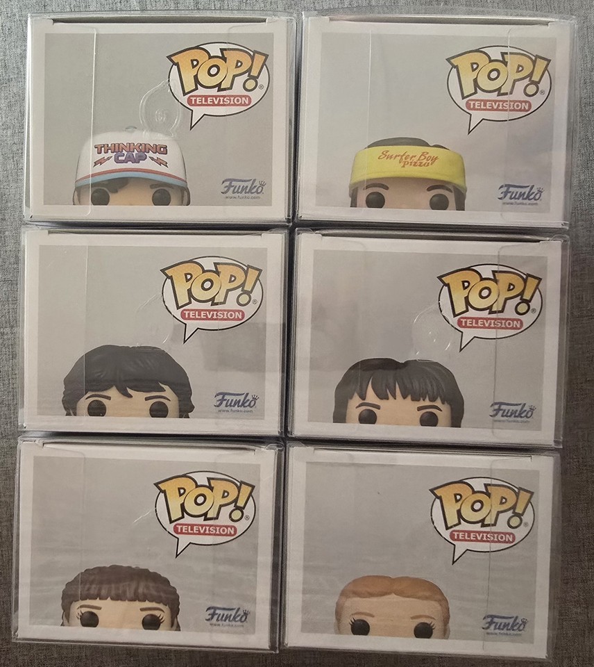 Funko POP! Stranger Things Eleven, Mike, Dustin, Max, Eddie, Argyle OVP ...