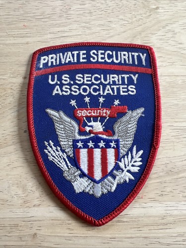VINTAGE Private Security U.S SECURITY ASSOCIATES. Patch | eBay