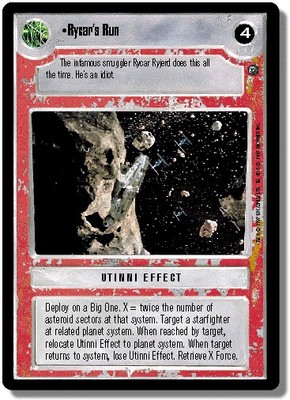 SWCCG: Rycar's Run [Mint/Near Mint] Dagobah Star Wars CCG Decipher | eBay