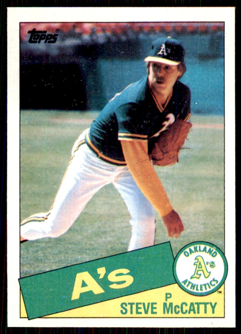 1985 Topps. Steve McCatty Baseball Cards #63 | eBay