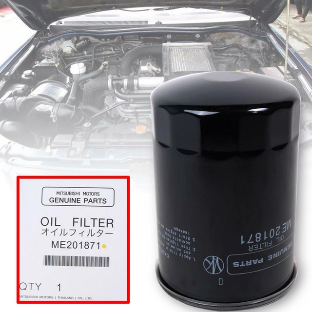Genuine Mitsubishi Oil Filter ME201871 (lf3830) PAJERO Triton Canter ...