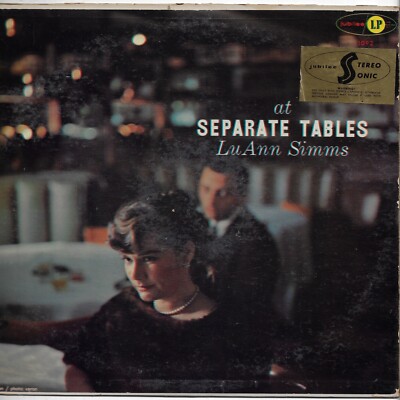LU ANN SIMMS separate tables U.S. JUBILEE LP 1092_orig 1959 jazz vocals ...