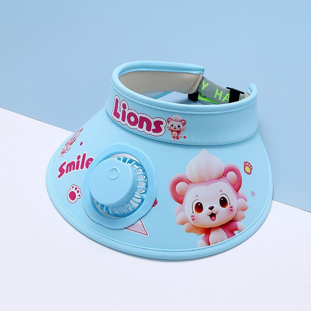 UV Protection Fan Cap with Fan Baby Panama Cap Sun Hat Cap for Kids ...