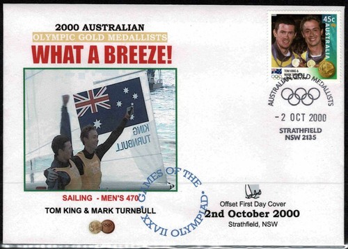 Australia 2000 Olympic Gold Medallists Turnbull & King Commemorative ...