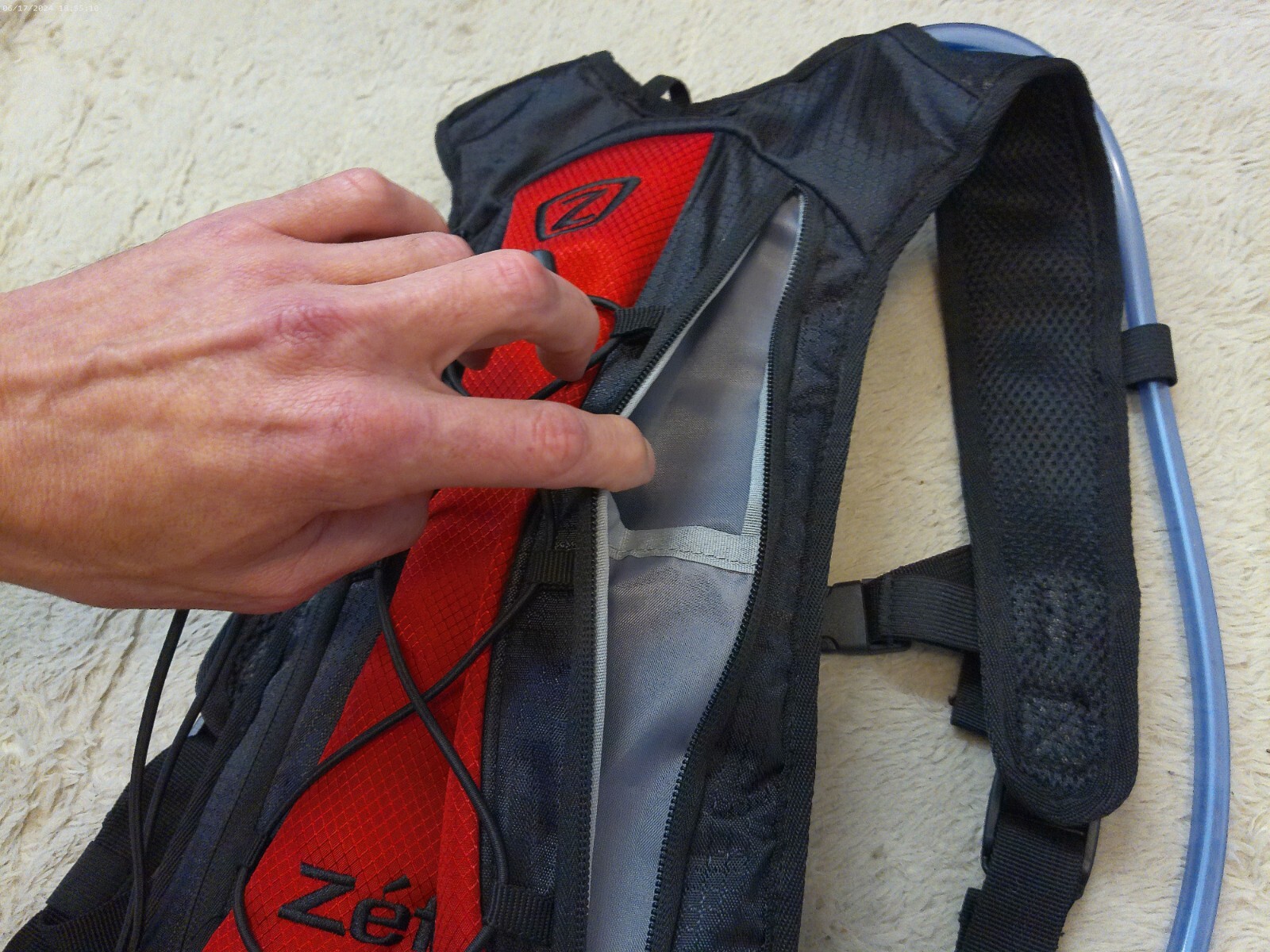 Zefal Cycling Hydration Pack Backpack Hydro One 1.5 L Capacity ...