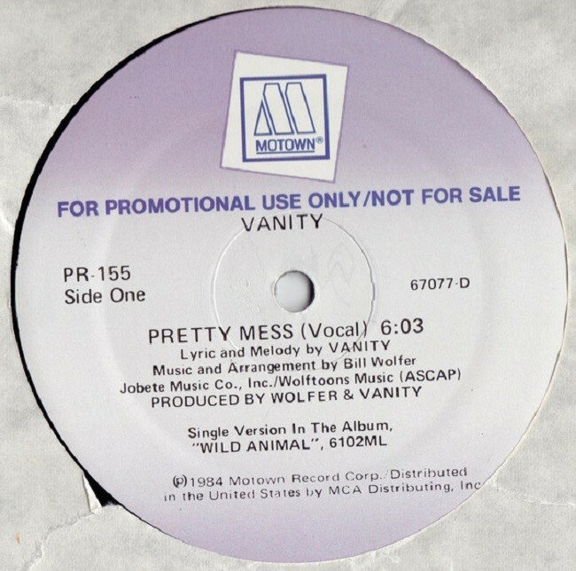 Vanity Pretty Mess,Mechanical Emotion Dj 12" | eBay