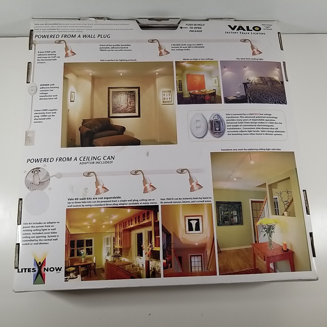 Set of 2 Packs - VALO LitesNow Instant Halogen Track Lighting Easy ...