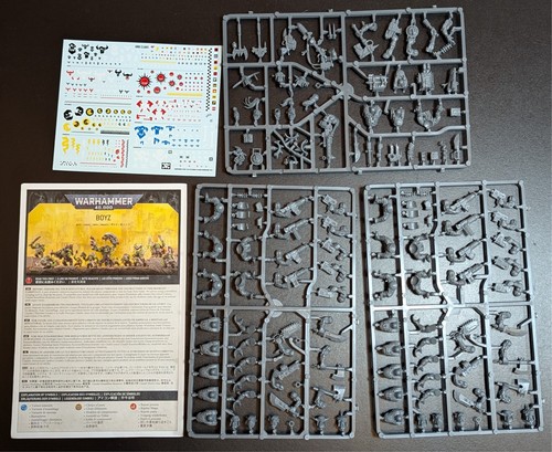 Older Sculpt Ork Boyz New on Sprue Warhammer 40K | eBay