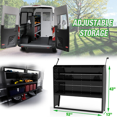 52"W Van Shelving for Transit Connect,Chevy City Express,Promaster City ...