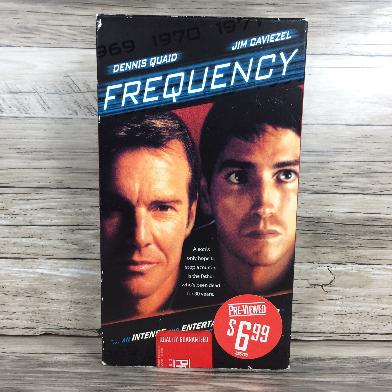 Frequency VHS 2000 Dennis Quaid Jim Caviezel | eBay